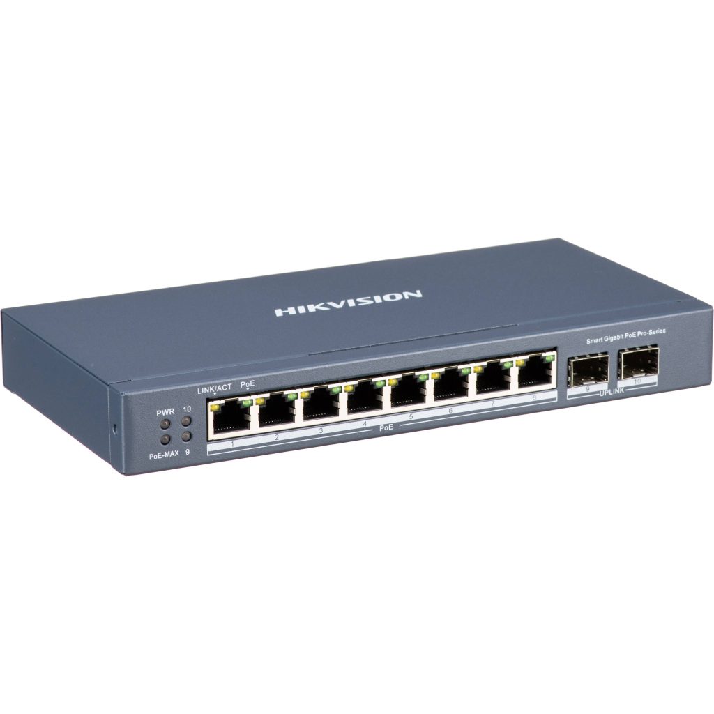 Hikvision Switch DS-3E1510P-SI Smart Managed PoE Switch 8Ports ...