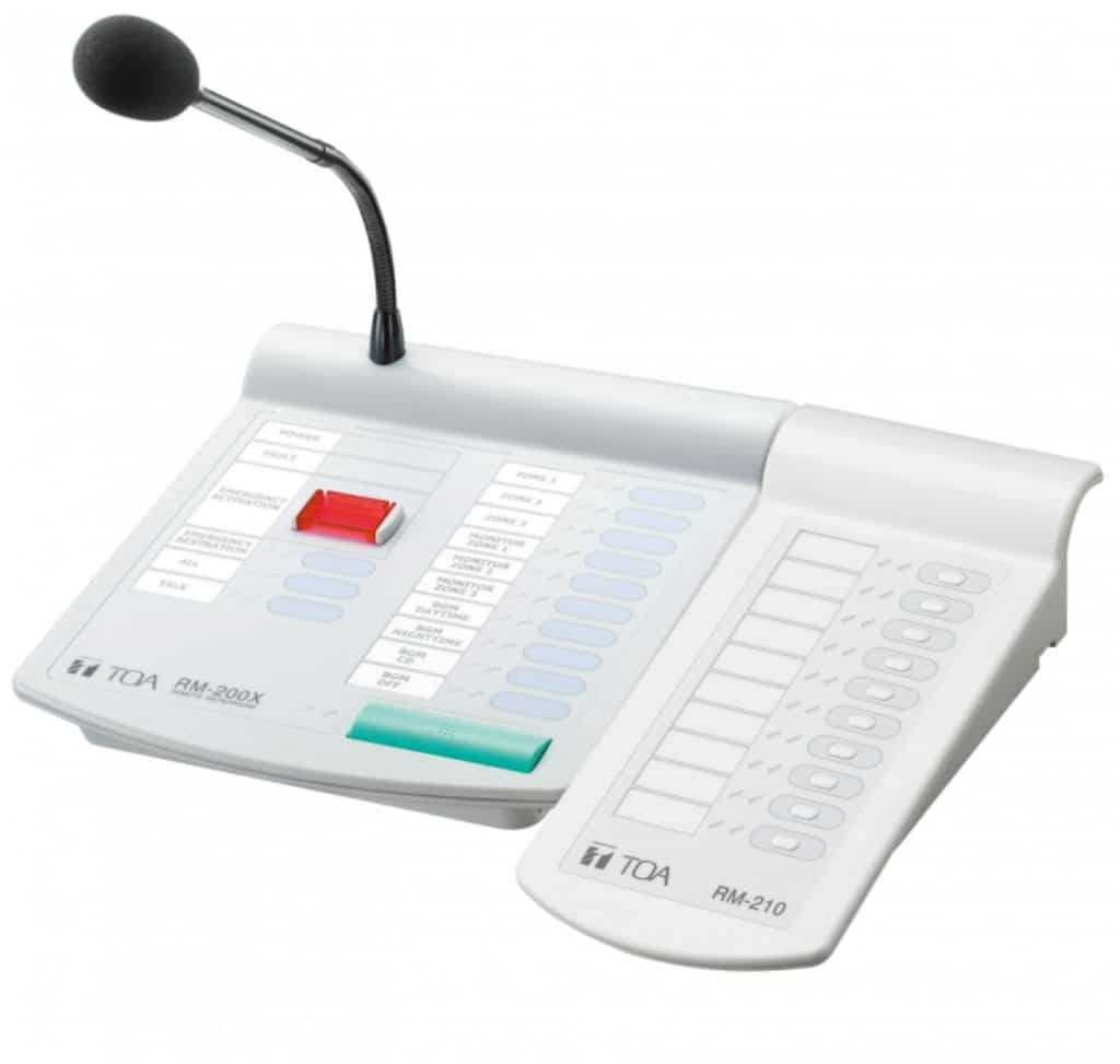 IP-100RM RM-110 TOA IP-Remote Microphone รีโมทไมโครโฟน – minicsthailand.com